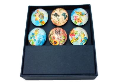 China Custom Tourist Souvenir 35mm Fridge Magnet Glass Dome Refrigerator Magnet for Souvenir for sale