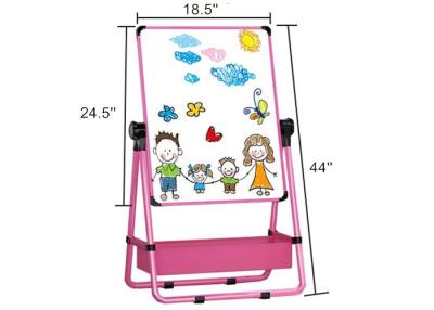 China Magnetic Double-Sided Dry Erase Board whiteboard chalkboard With 360° Rotating Standing Easel For Kids Art Easel for sale