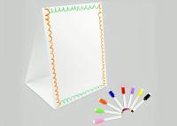 China Custom Tabletop Magnetic Whiteboard: Advanced Stain Resistant & Sturdy Construction 17x13 for sale