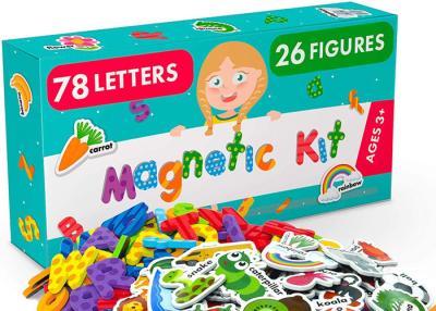 China Eco Friendly Non Toxic Magnetic Activity Set with EVA Foam Fridge Magnet Alphabets Numbers for Early Childhood Education for sale