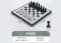 China Magnetic Activity Set Folding Portable Travel Chess Board Game Durable Lightweight Educational Reusable Custom Logo Magnetic Pieces for sale