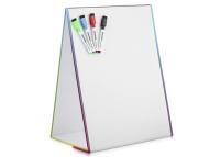 China Portable Mini Magnetic Dry Erase Board Double Sided Whiteboard with Foldable Design and Included Markers for Education for sale