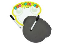 China Custom Shapes 4'' X 4'' Magnetic Dry Erase Board  No Frame Fridge Magnet Sticker for sale