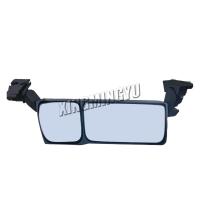China MAN TGA TGS TGX Truck Side Mirror Assembly with Electric Adjustment & Heating - Standard Size Black for sale