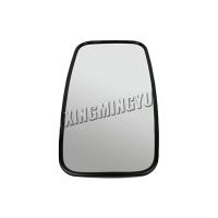 China SCANIA 2 & 3 Series Rear View Side Mirror - Black Plastic Housing with Convex Glass Design - OE 1106955 356495 396853 for sale