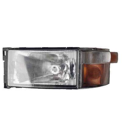 China Scania Truck Headlight Replacement 24V Halogen with Polycarbonate Lens - OE Numbers 1467002 1348540 1732508 for sale