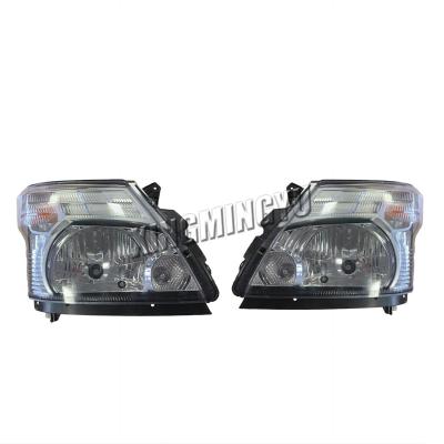 China Hino 300 Wide Truck Headlight 24V 36W with Polycarbonate Lens - OE 81150-37440 81110-37400 for sale