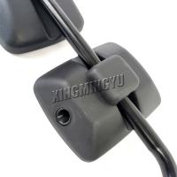 China ISUZU NKR NPR NHR NQR Truck Side Mirror Assembly with Heated Function and Standard Size Black Design for sale