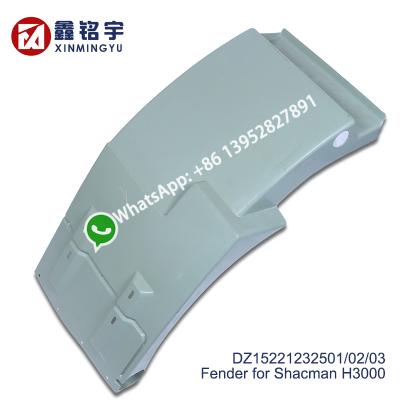 China Shacman H3000 Front Wheel Rear Fender DZ15221232501 Plastic OEM Replacement for sale
