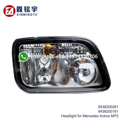 China Mercedes-Benz Actros MP2 Halogen Headlamp 24V 36W OEM 9438200261 Replacement for sale