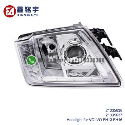 China Volvo FH FM Truck Headlight 21035638 21035637 - 24V Replacement with 1-Year Warranty for sale