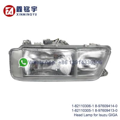 China ISUZU GIGA Truck Headlight OEM Replacement 24V 36W Clear Lens PP PC for sale
