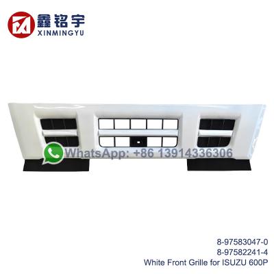China Chrome White Front Grille for ISUZU 600P NPR NKR Truck OEM 8-97583047-0 12 Month Warranty for sale