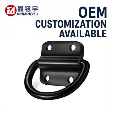 China Heavy Duty D-Ring Tie Down Anchors 3500 lbs Breaking Strength with Alloy Steel Construction for sale