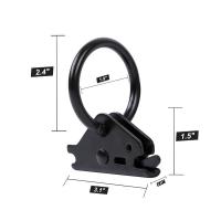 China Heavy-Duty Steel O-Ring Tie Down Anchor - 1500 lbs Load Capacity, 4500 lbs Breaking Strength for E-Track Systems for sale