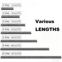China Heavy-Duty Steel E Track Rail 5-Foot with 30 Anchor Slots and 2000 lbs Load Capacity for Cargo Transport for sale