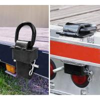 China Removable D-Ring Tie-Downs for Stake Pockets - 18,000 lb Break Strength, 5,400 lb Working Load, Black Powder-Coated Steel for sale