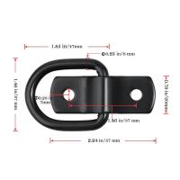 China Heavy Duty D-Ring Tie Down Anchor with 2400 lbs Load Limit, 1