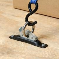 China Heavy-Duty E-Track Single Slot Tie-Down Anchors 3000 lbs Capacity 4-Piece Set for sale