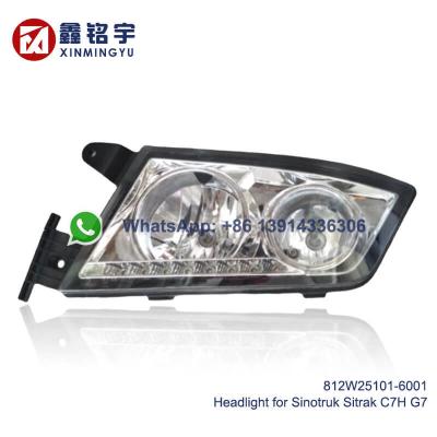 China Sinotruk Sitrak C7H G7 Truck Head Lamp 24V 36W with DRL OEM Fitment Waterproof Dustproof for sale