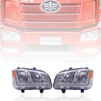 China FAW J6P 500 Truck Headlight Assembly 24V 36W Replacement Head Lamp 3711015-91W 3711020-91W for sale
