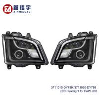 China FAW JH6 Truck LED Headlights 58W 24V High Beam Dual Lens Replacement 3711015-DY799 for sale
