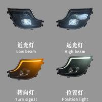 China Upgraded Super Bright LED Headlamp for Mercedes Actros MP4 MP5 9618200959 9618200859 for sale