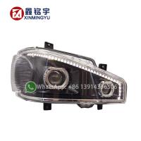 China FAW J6 Truck LED Convex Headlight Upgrade 72W 24V 3711015-50A 3711020-50A High Output Modified Front Lamp Assembly for sale