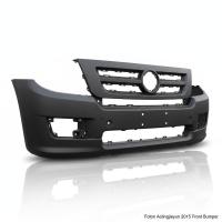 China Foton Aoling Jieyun 2015 Front Bumper PP Plastic L0831010200B0 Direct Fit Impact Resistant 180x28x23cm for sale