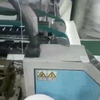 China Used Automatic Hot Cutting And Sewing Machine For Woven Bags for sale