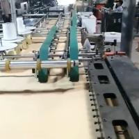 China Plastic Woven Bags Cold Cut With Hot Melt Sealing Machine For Bags for sale