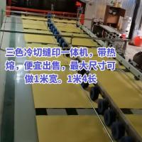 China Used Three Colors PP Woven Bag Cutting And Sewing Machine 55 Pcs/Min for sale