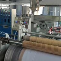 China 1.6M Used PP PE Tarpaulin Fabric Plastic Woven Bag Extrusion Lamination Machine for sale