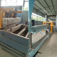 China Second Hand PP Woven Bag Machine Flat Yarn Extruder Machine With Pin Roller Fibrillator for sale