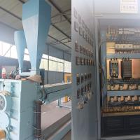 China Second Hand PP Woven Bag Machine Flat Yarn Extruder Machine With Pin Roller Fibrillator for sale