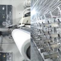 China 280m/Min Second Hand Stretch Film Extruder Bobbin Winding Machine For Yarn Extrusion Line for sale