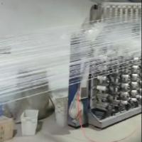 China 1.5M Used Plastic Flat Yarn Extrusion Stretching Machine Flat Yarn Making Machine for sale