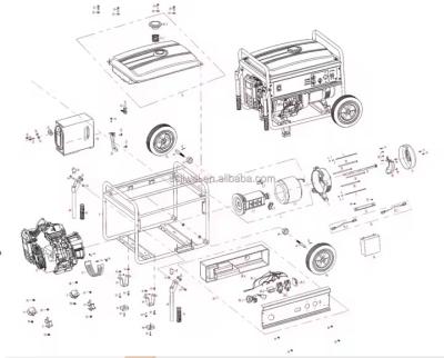 China Hospitals  Diesel Engine Generator Engine Parts Stanford Components Original Accessories for sale