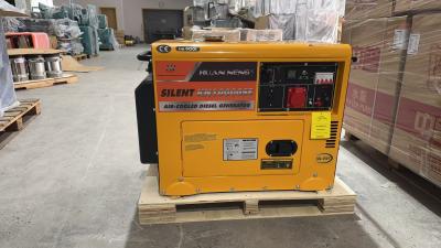 China Silent 7kw Diesel Generator Set Portable  Air Cooled 220V 380V Small Three Phase Generator for sale