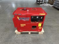China Silent 7kw Diesel Generator Set Portable  Air Cooled 220V 380V Small Three Phase Generator for sale