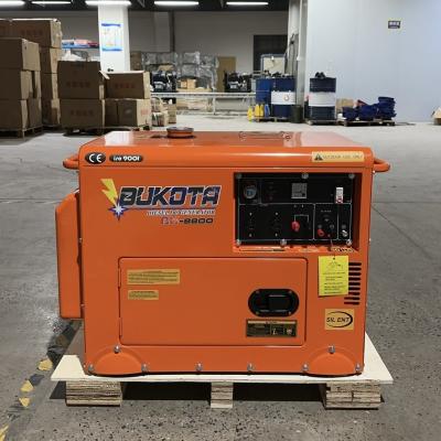 China CE Certified Silent Diesel Generator Set 3-12kw with ATS Remote for Commercial and Home Power for sale