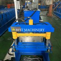 China 50HZ Color Steel Yx490 Roofing Sheet Roll Forming Machine Self Lock Cold for sale