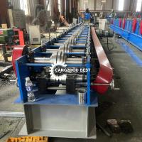 China Gearbox Driven Steel Roll Forming Machine Door Window Frame Making for sale