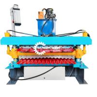 China Trapezoidal Ibr GI Corrugated Roll Former Double Layer Steel 3PHASE for sale