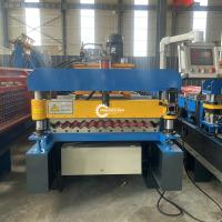 China 0.25mm Single Layer Roofing Sheet Roll Forming Machine Steel Profile Corrugated for sale