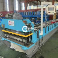 China Motor Driven Tile Roll Forming Machine High Speed 20m/Min Color Steel Spandrel for sale