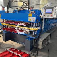 China Double Layer Metal Roofing Corrugated Roll Forming Machine Gi for sale