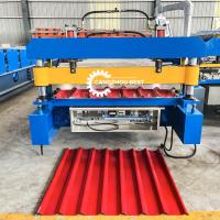 China Ppgl Ppgi R101 Roofing Sheet Roll Forming Machine Metal Chain Transmission for sale