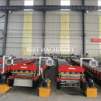 China G550mpa GI Wave Corrugated Panel Roll Forming Machine Color Steel Profile for sale
