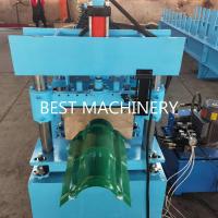 China 0.4mm Color Steel Tile Roof Ridge Cap Roll Forming Machine Ce for sale